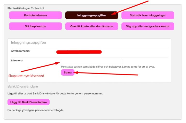 Loopia webbhotell logga in eller glömt/tappat bort uppgifterna till ...