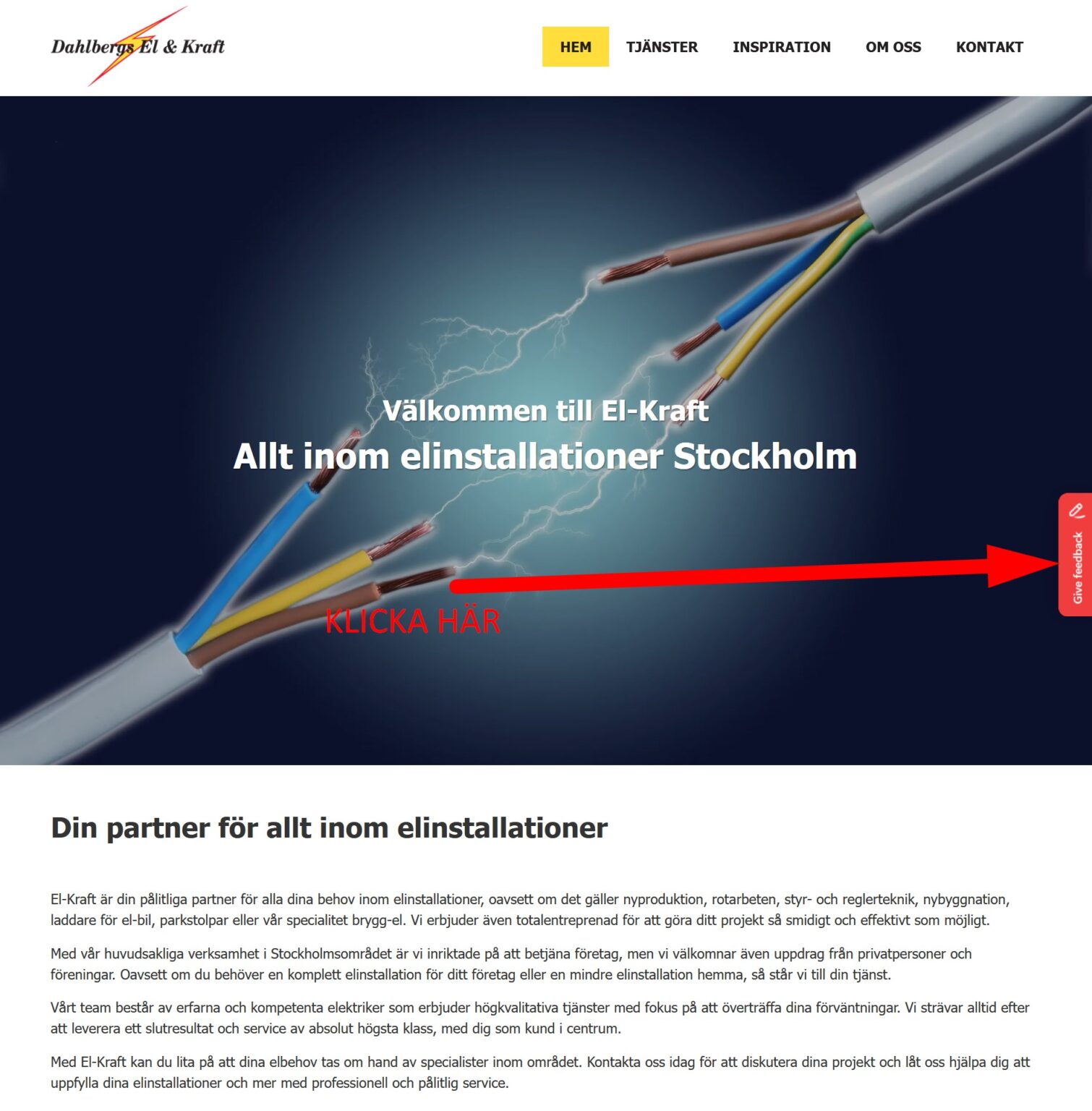 Återkoppling med marker - Interwebsite Webbyrå